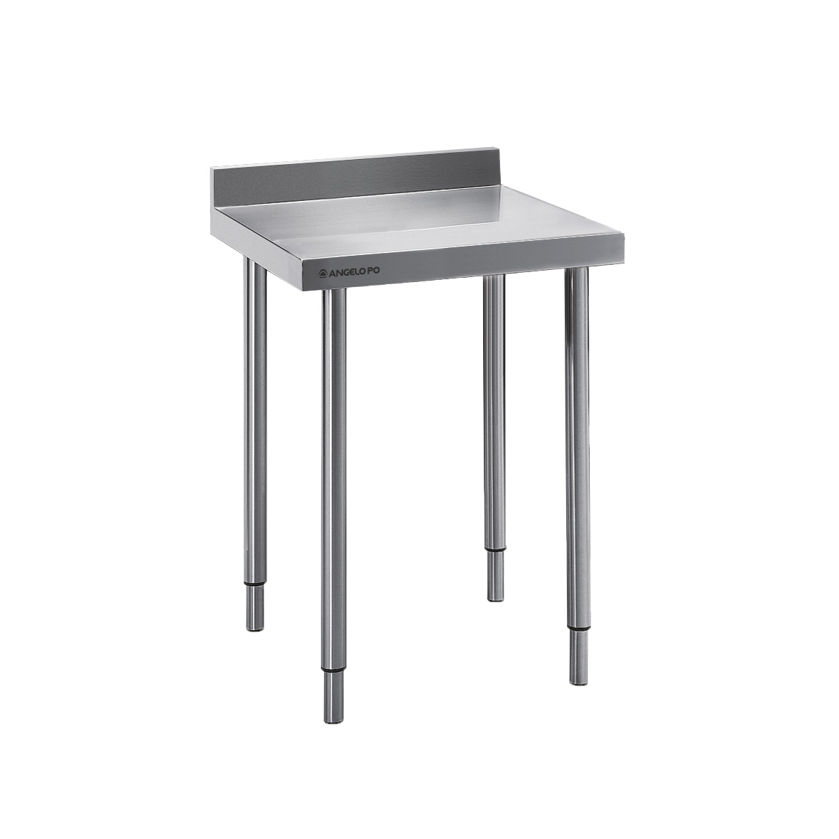 Table with rear splashback 90 cm professional - 09ta